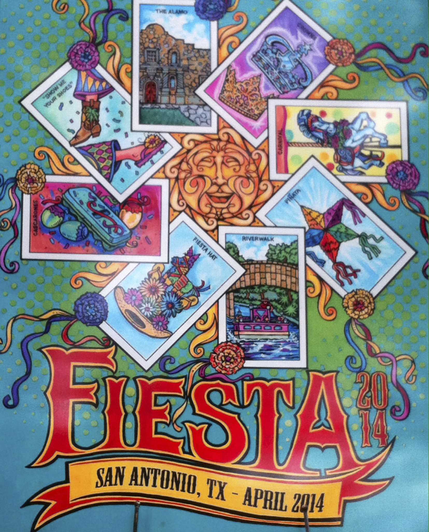 2014 Fiesta poster features lotería