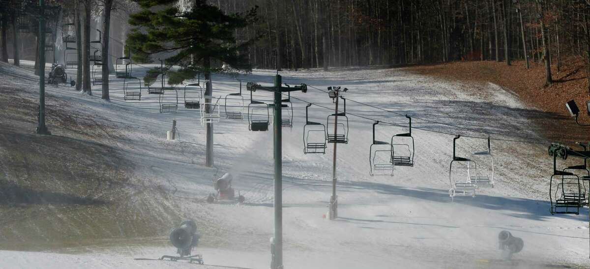 Photos: Making snow at Maple Ridge