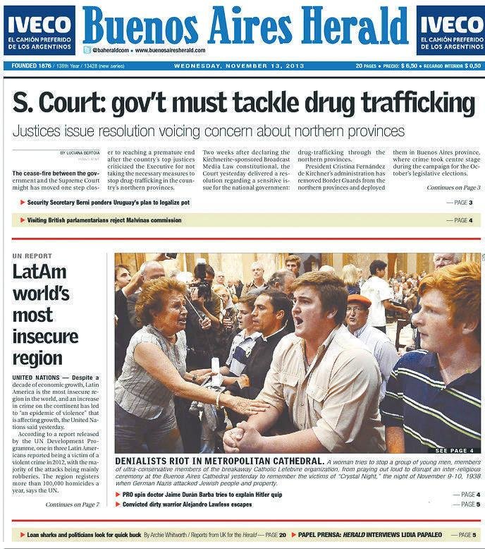 Front Pages from Around the Globe