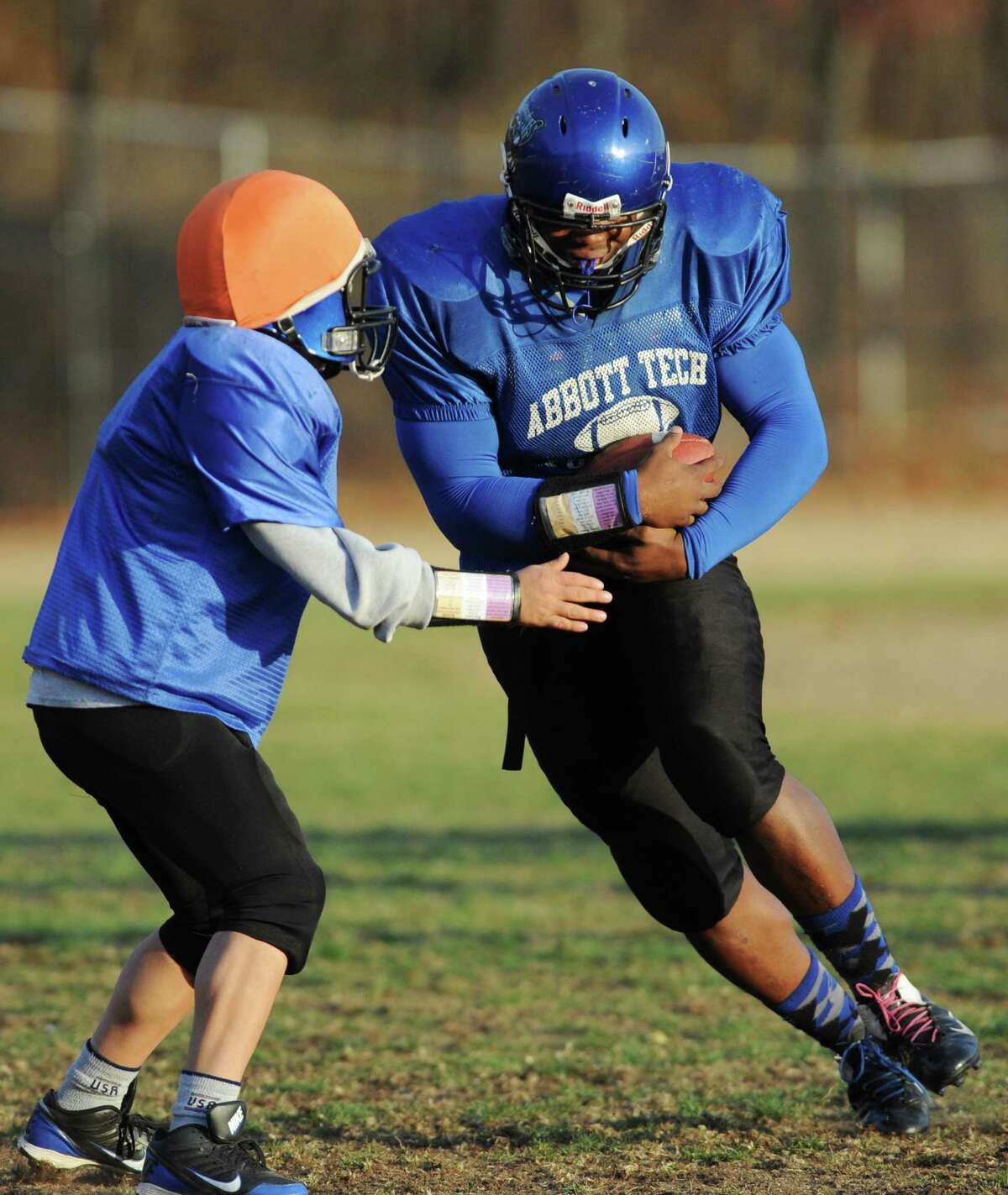 Abbott Tech RB Rogers runs over defenses