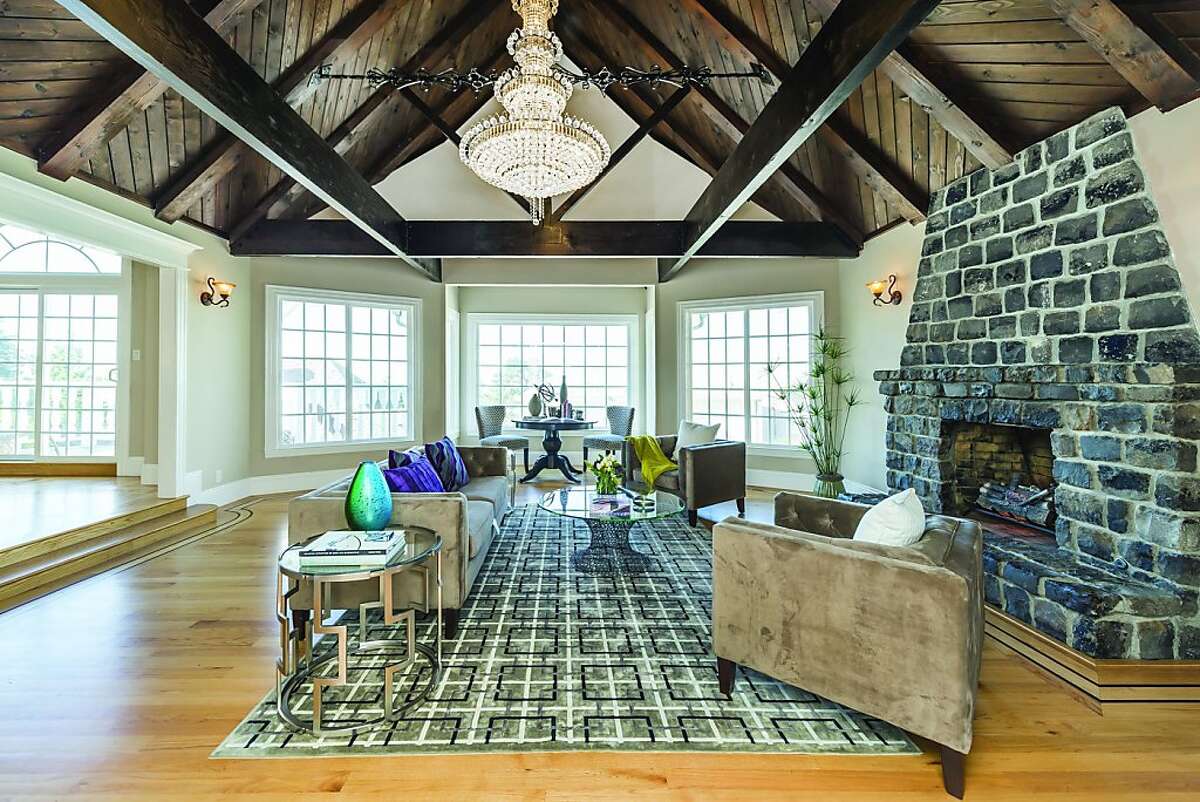 English Tudor offers observation deck, ocean views