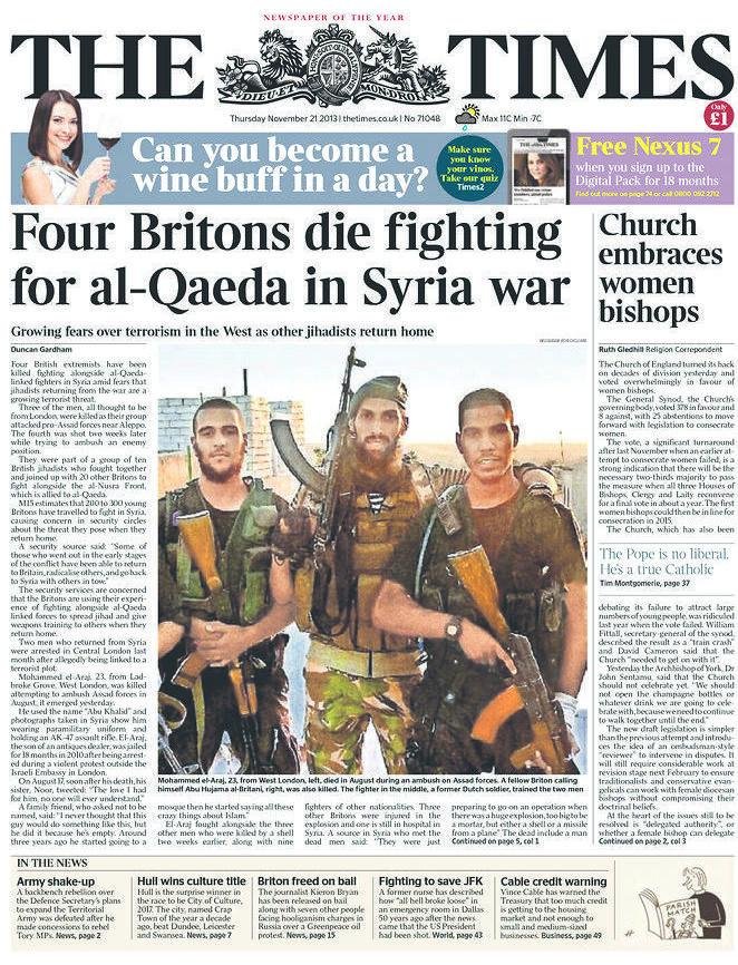 Front Pages from Around the Globe