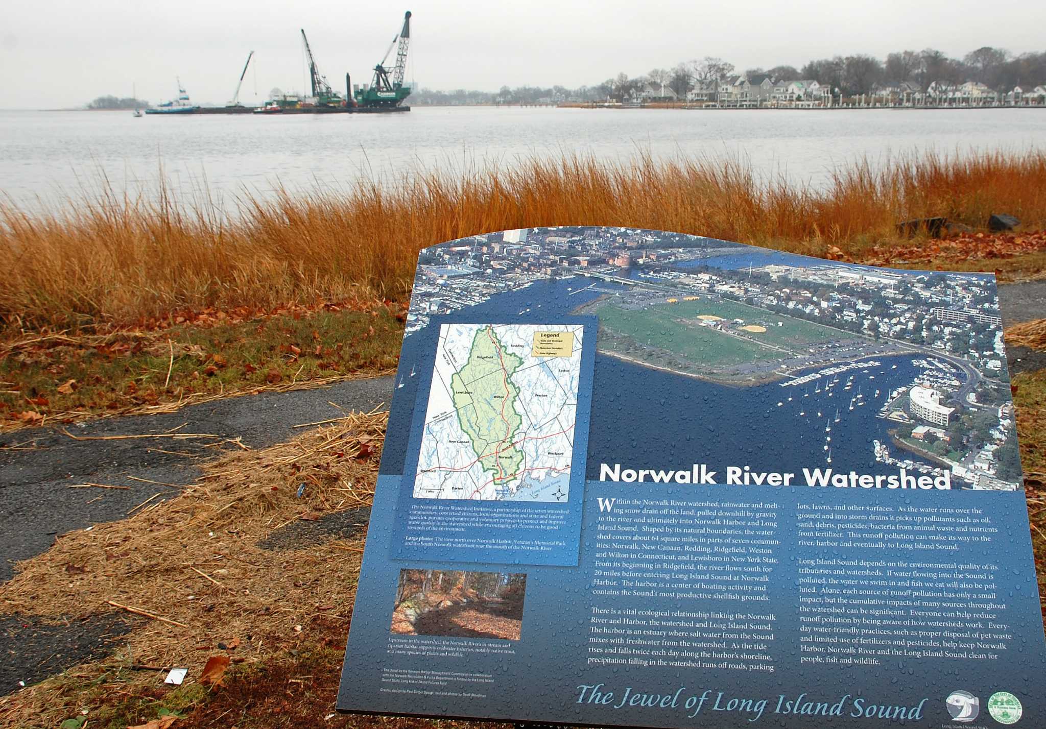 Awash in history: New panels tell the story of Norwalk Harbor