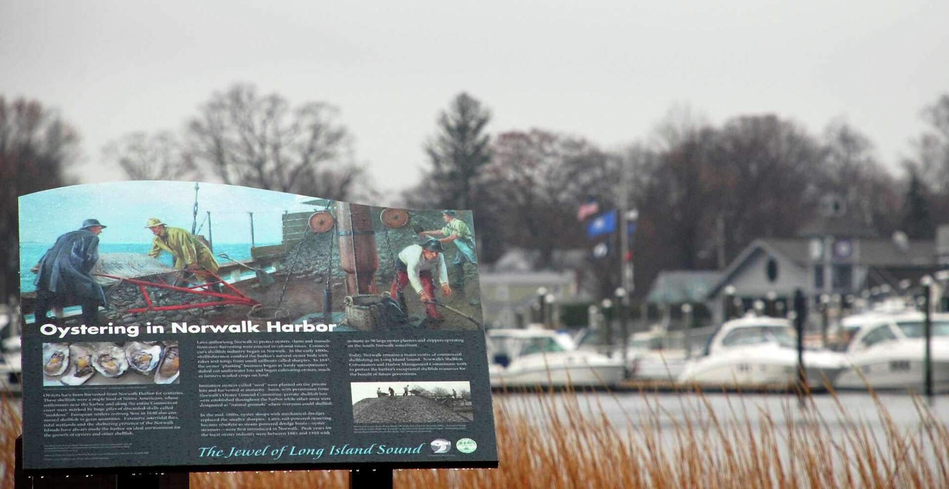 Awash in history: New panels tell the story of Norwalk Harbor