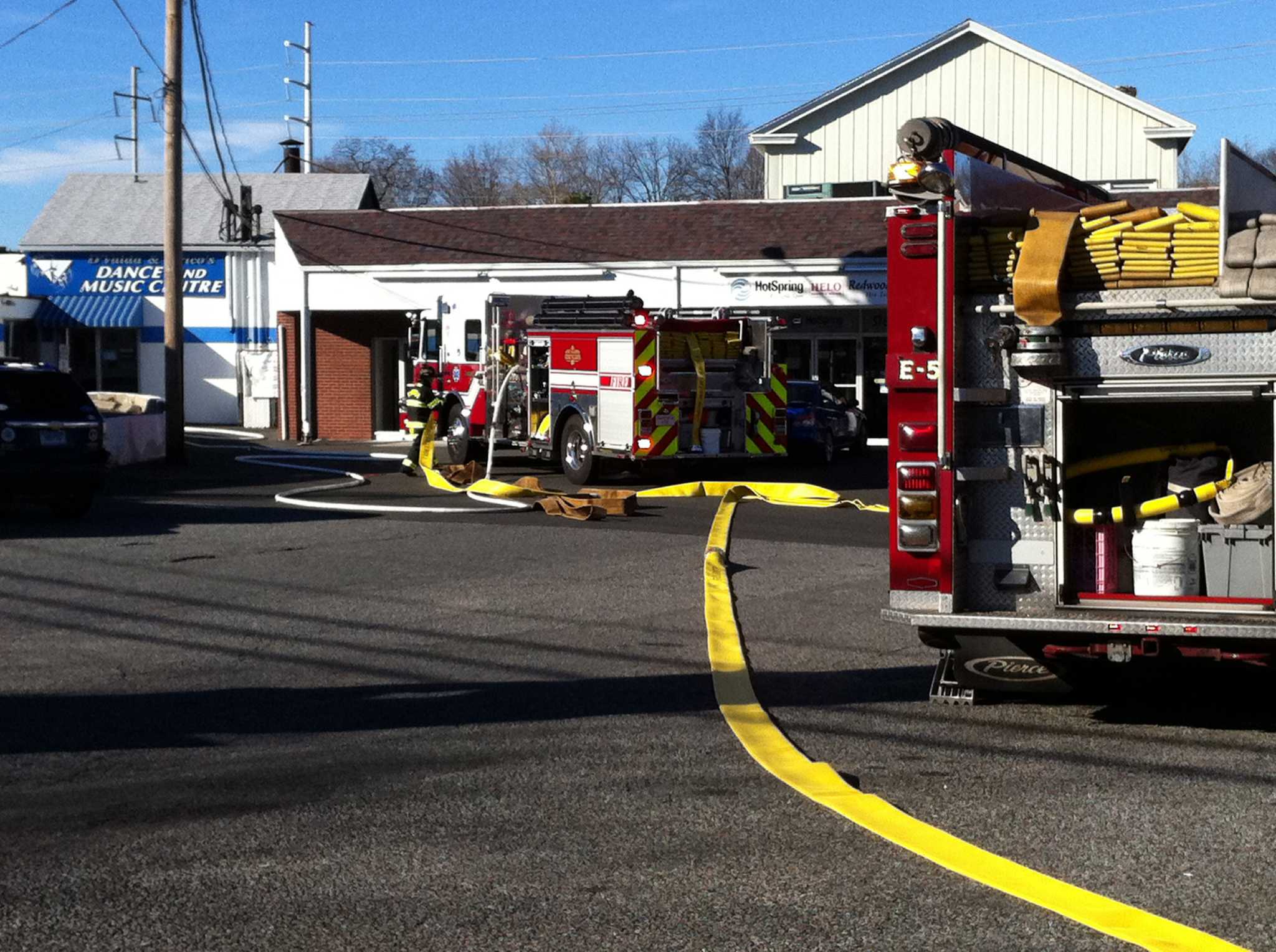 Fire, car crash into building trigger emergency scramble