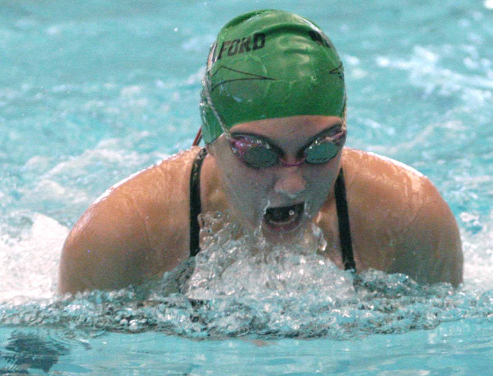 Green Wave girls' swim makes its mark