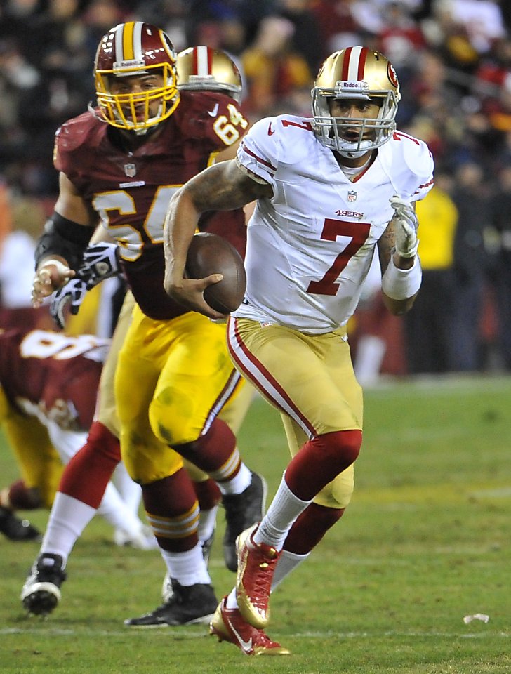 49ers' numbers of note vs. Washington