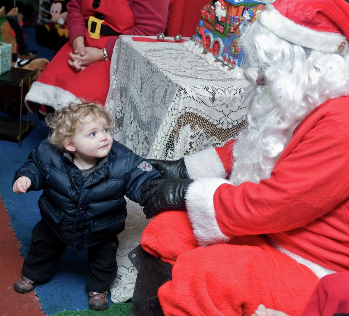 Ride a vintage train to visit Santa Claus
