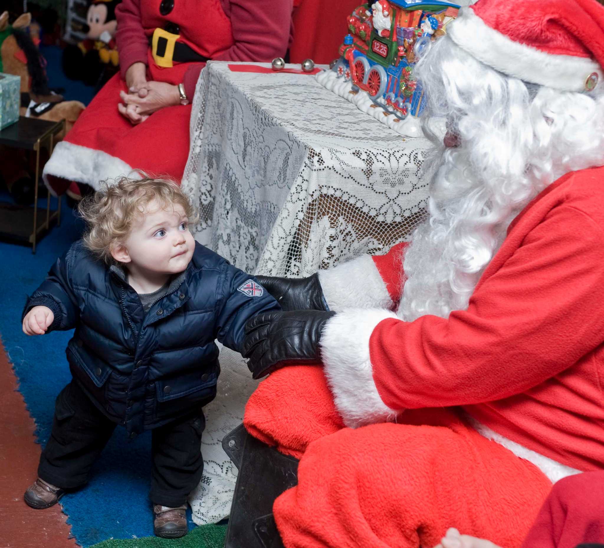 Ride a vintage train to visit Santa Claus