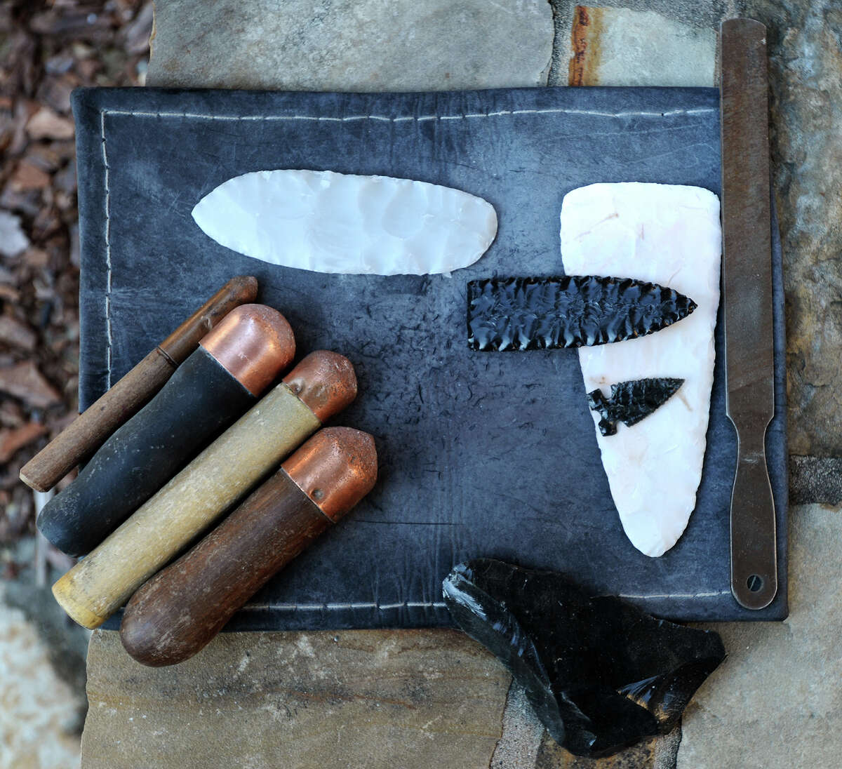 Hobbyist finds therapy in 'flint knapping'