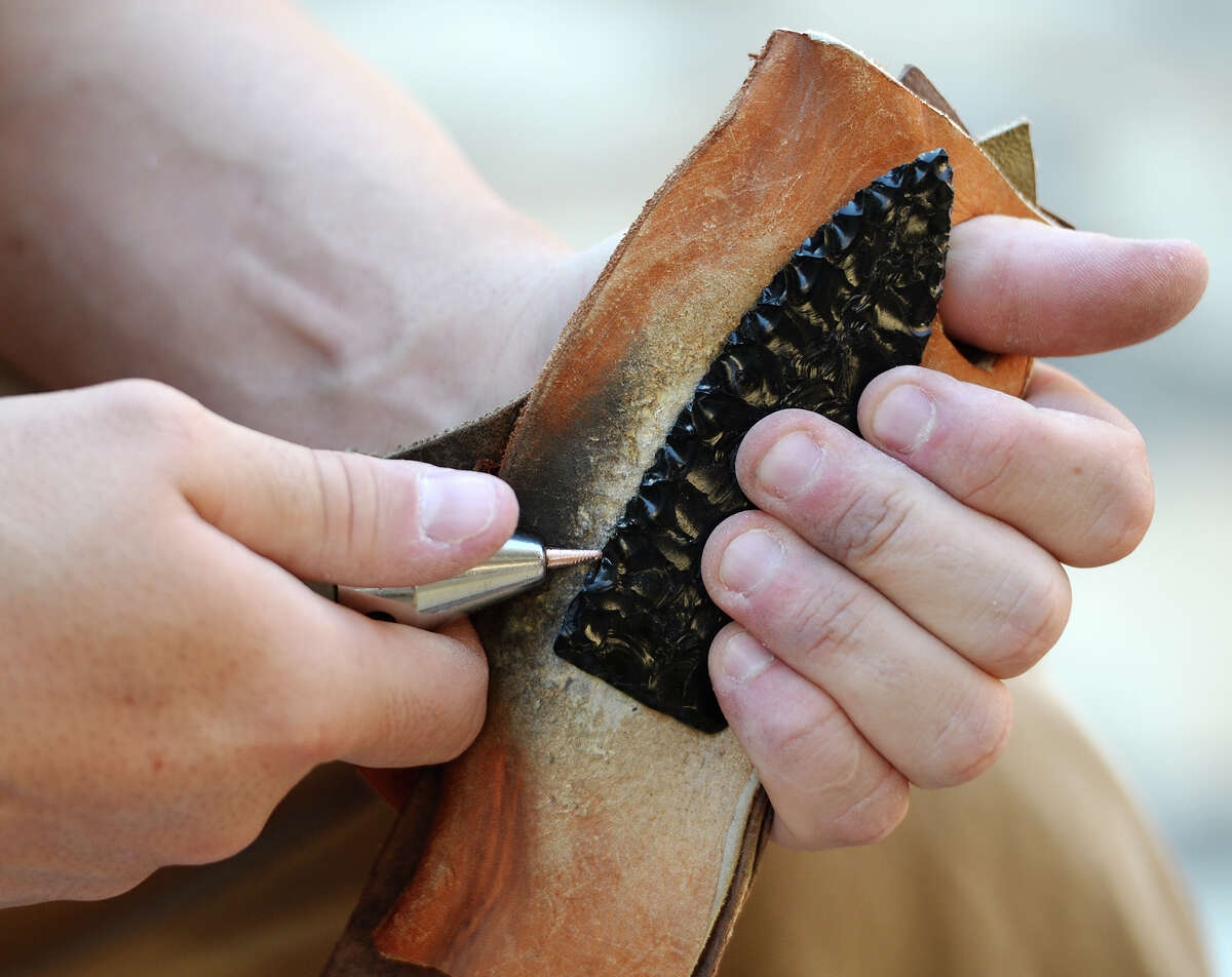 Hobbyist finds therapy in 'flint knapping'