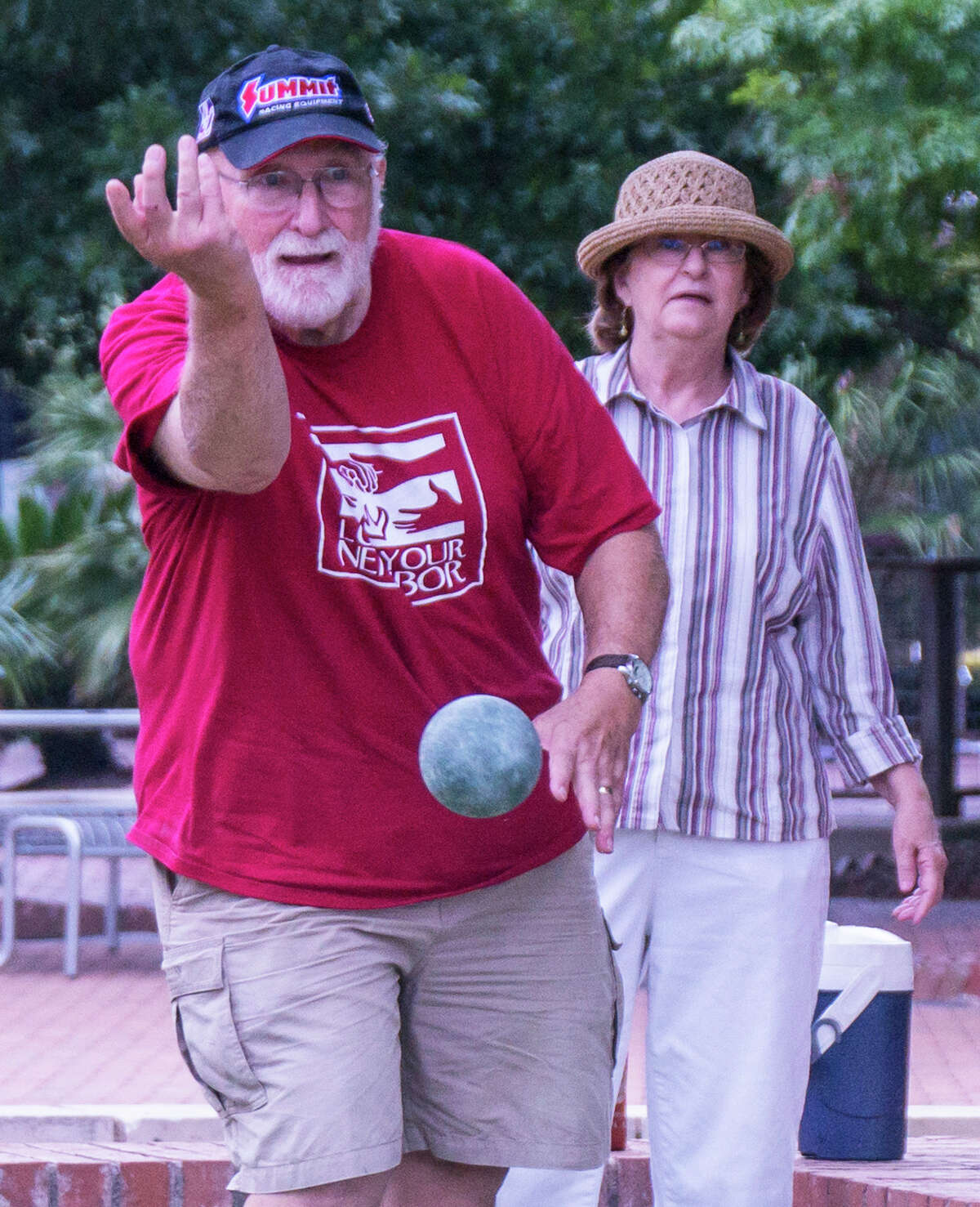 Just having a bocce ball