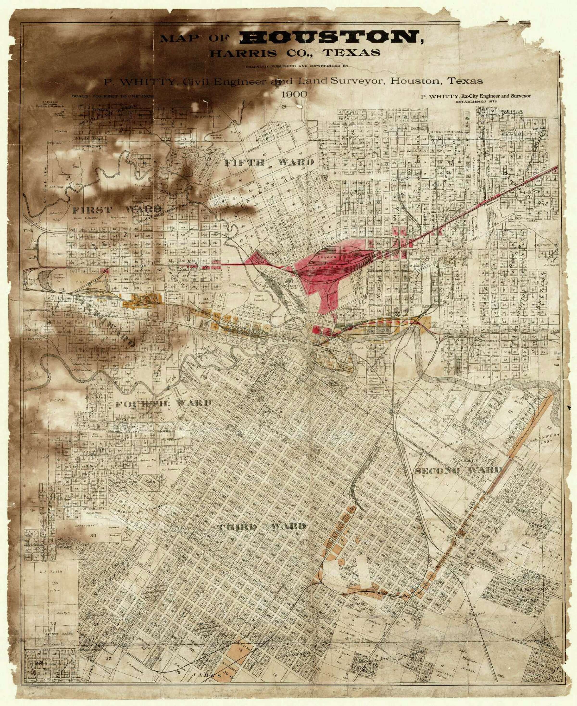 Land office sells art-quality copies of old Houston maps