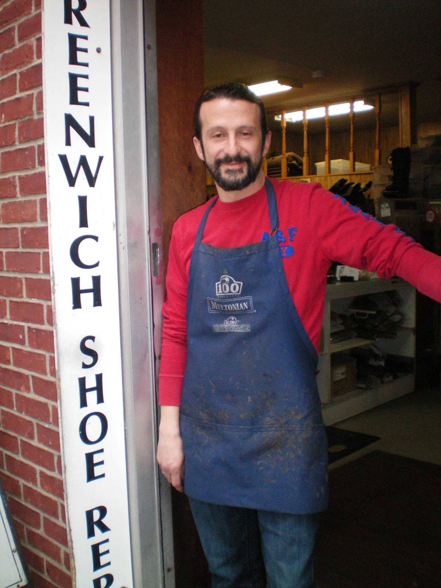 Greenwich shop owner puts heart and sole into his work