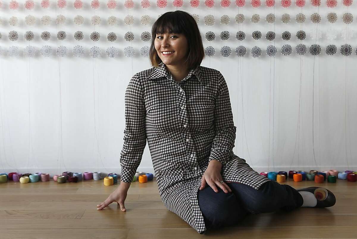 Embroidery, crocheting bind Lisa Solomon's look