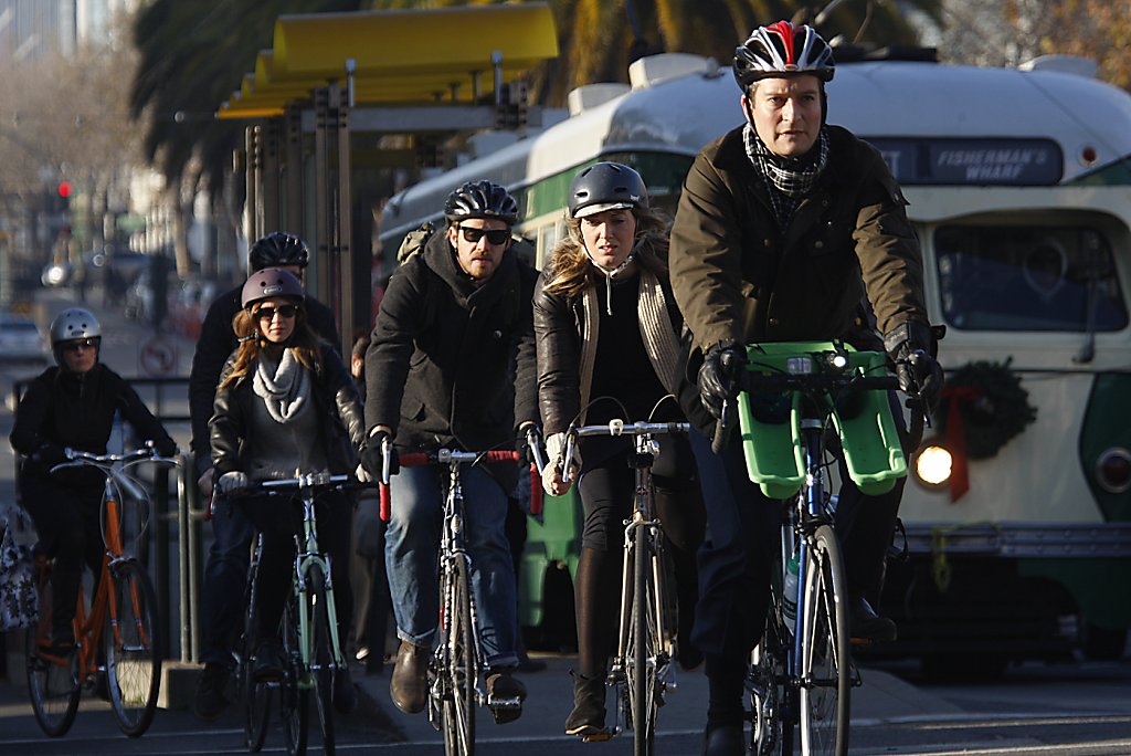 San Francisco bicycle boom follows bike-friendly upgrades
