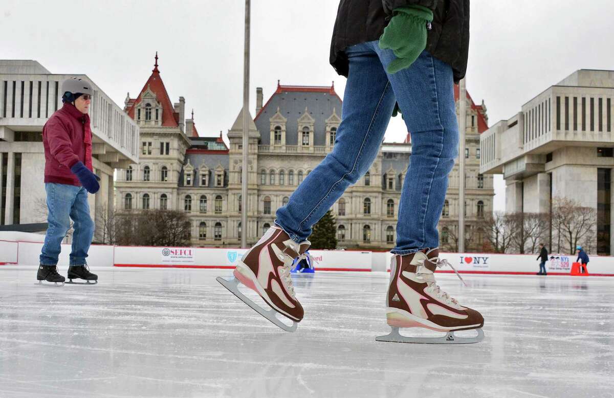 Photos: Empires State Plaza ice rink