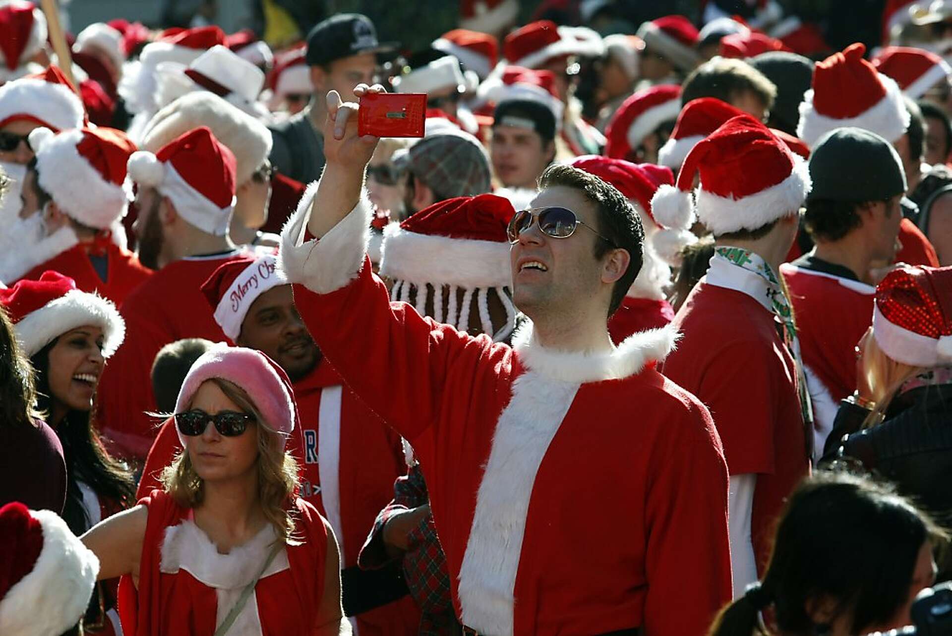 Naughty is nice as SantaCon invades S.F.