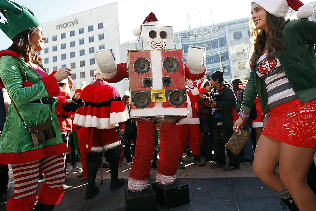 Naughty is nice as SantaCon invades S.F.