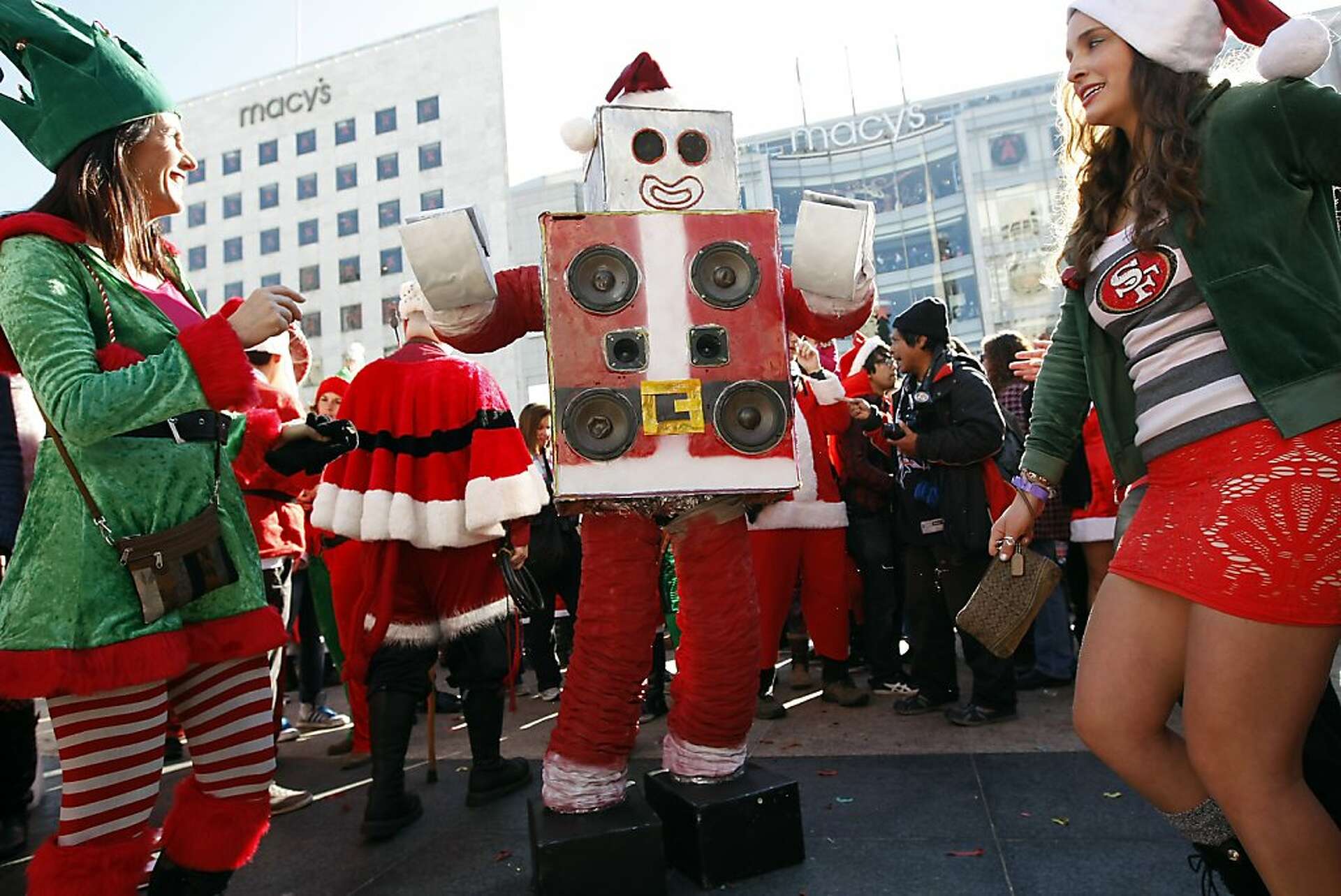 Naughty is nice as SantaCon invades S.F.