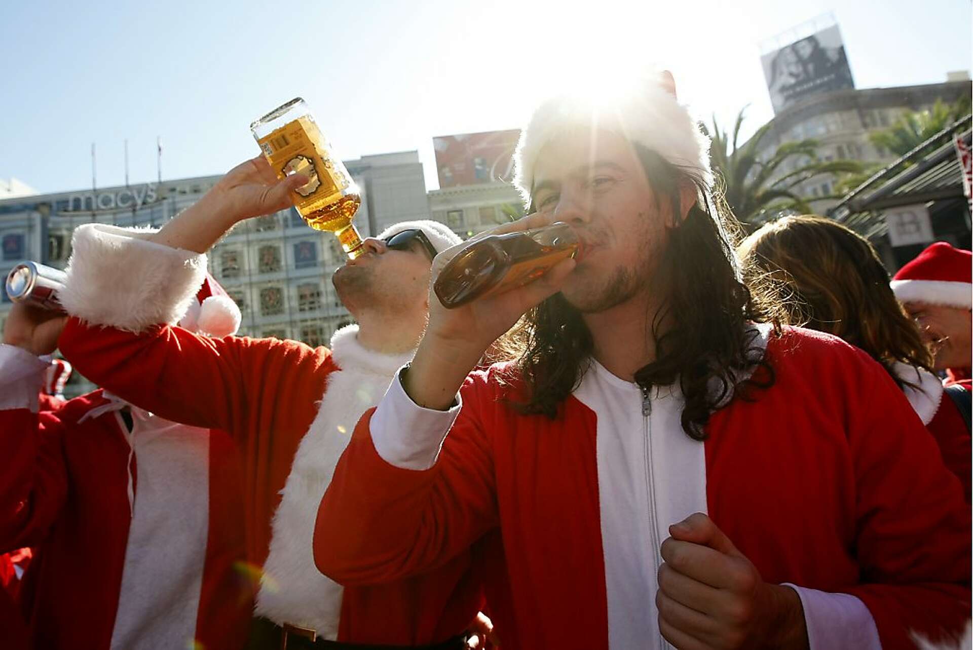 Naughty is nice as SantaCon invades S.F.