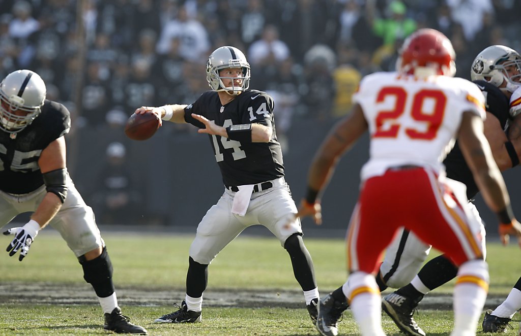 Raiders give up 56 points to Chiefs