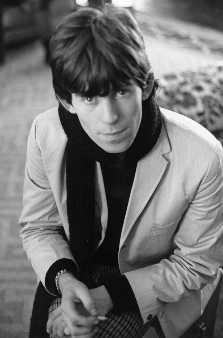 Keith Richards, then and now at 70