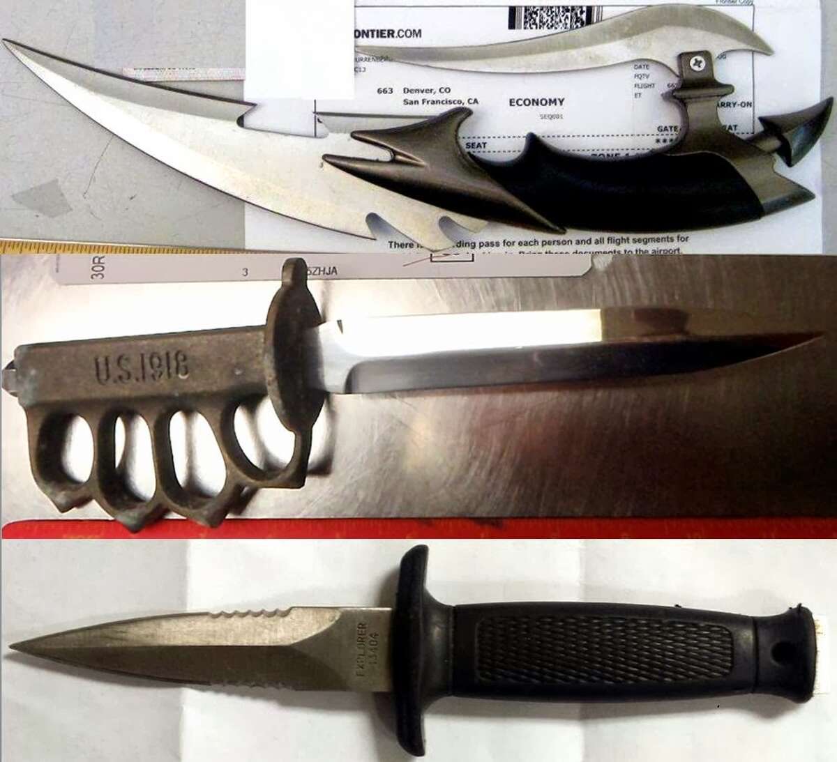 TSA releases list of startling items passengers try to get through security