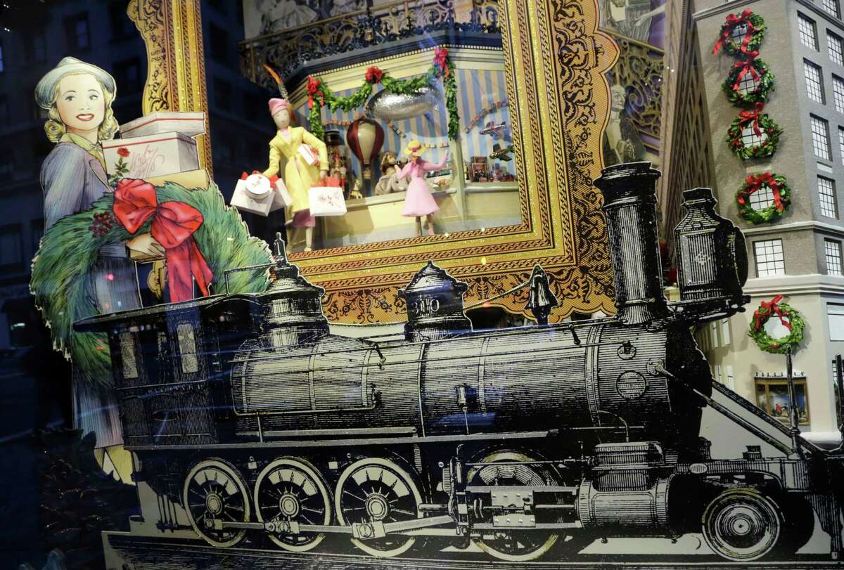 Elaborate window displays are stores' gift