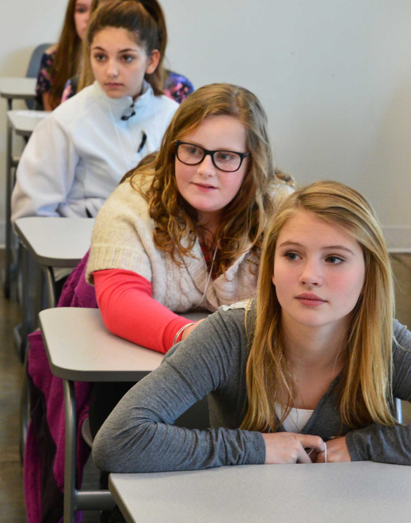 Girls test out technology skills