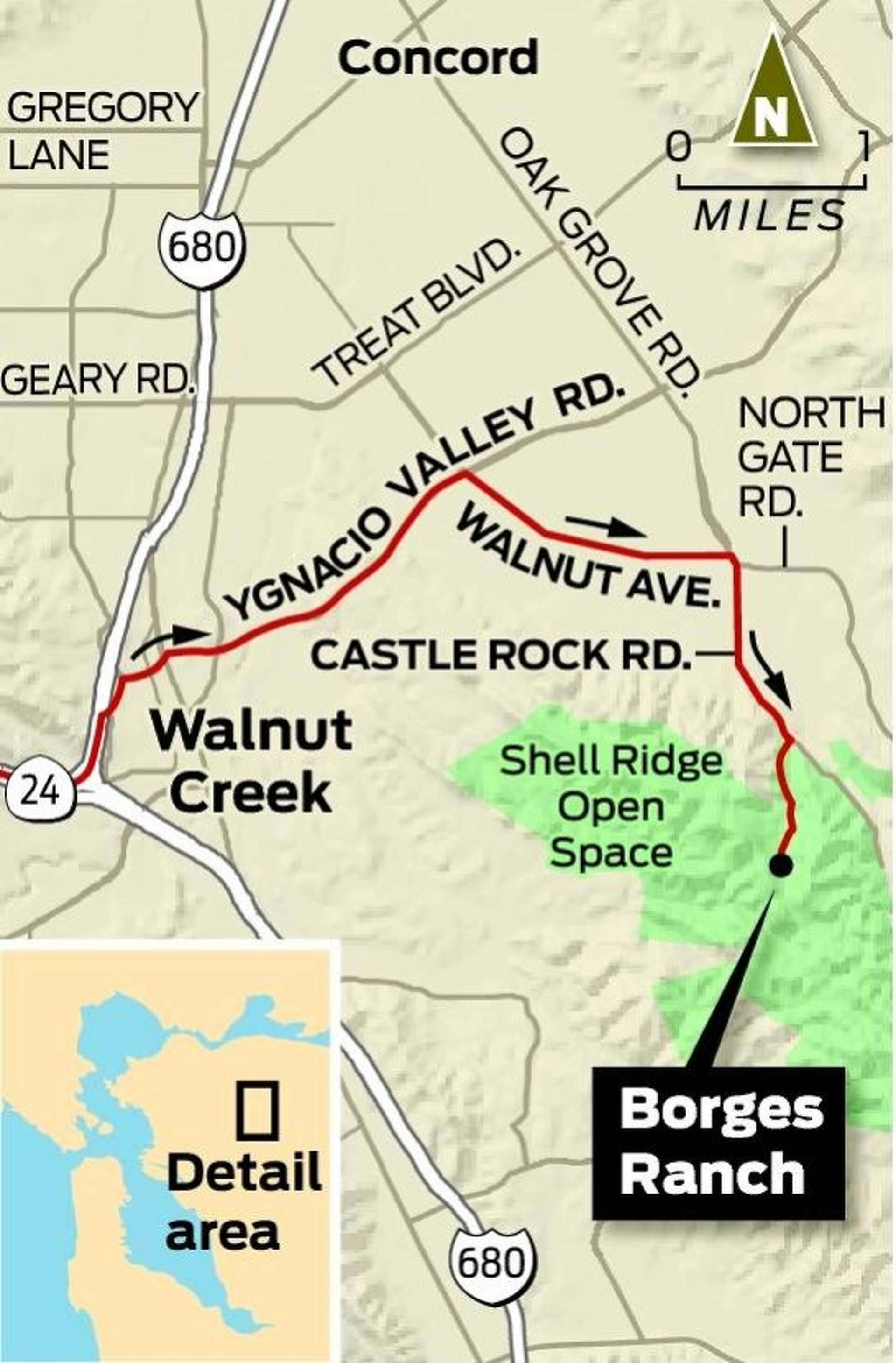 Borges Ranch to Castle Rock: Day hike full of variety