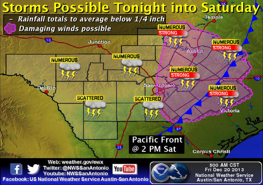 Strong thunderstorms possible tonight