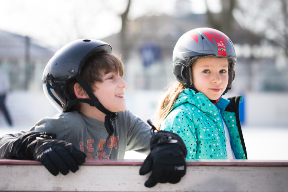 SEEN: Ice-skating at the Longshore Rink