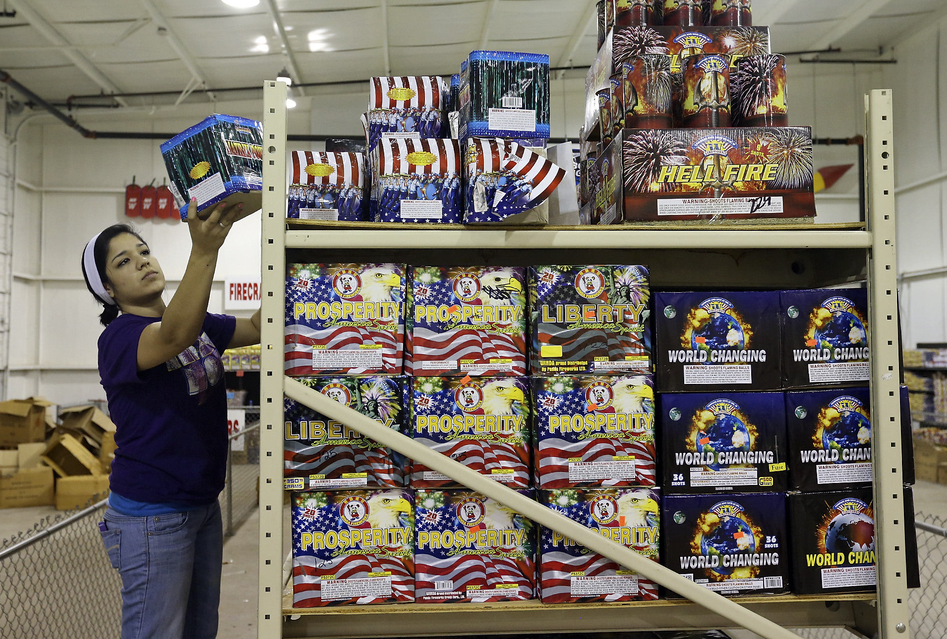 Saturday marked Day One of fireworks sales
