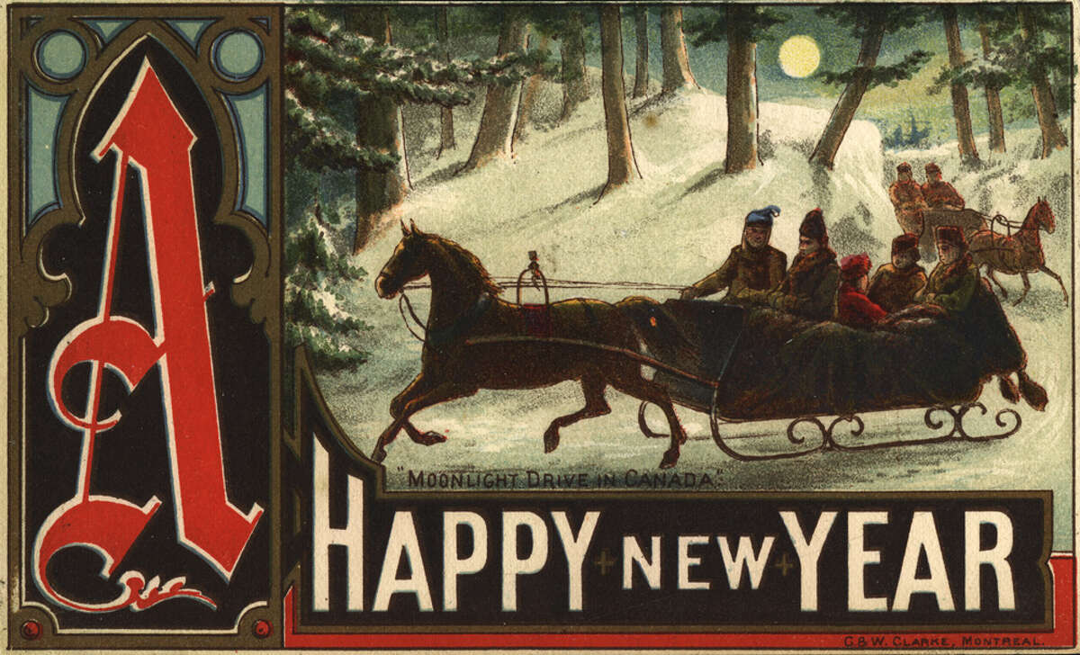 Vintage New Year's cards
