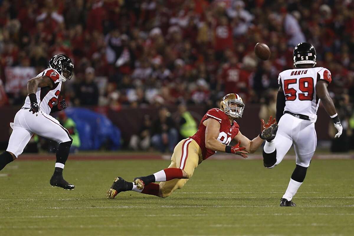 Interception return helps 49ers clinch playoff berth