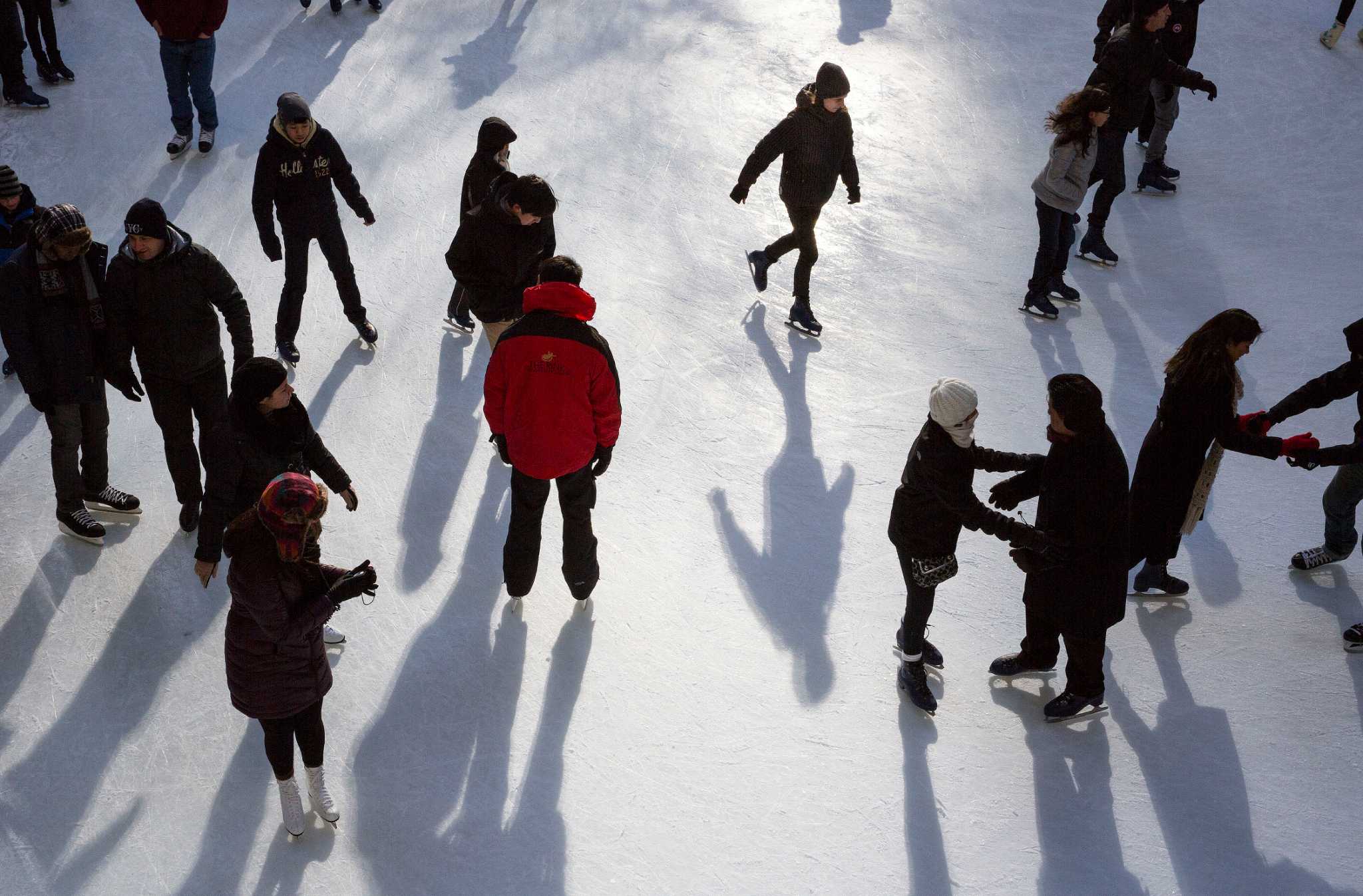 Photos: Celebrating the holiday on ice in New York