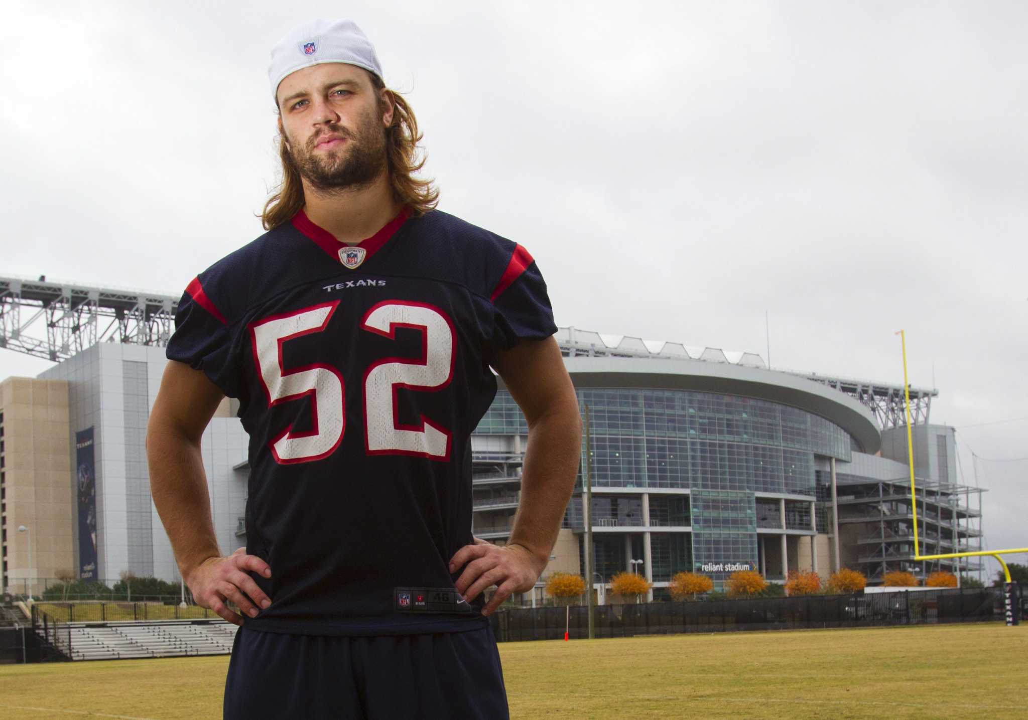 Texans' Tarpinian finds way back after brain surgery