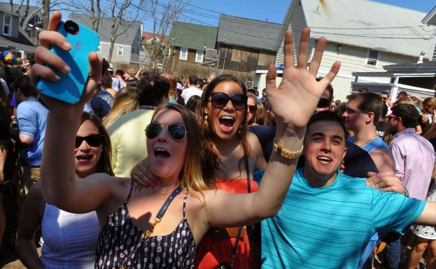 Fairfield U, town officials address large, unruly SantaCon crowd