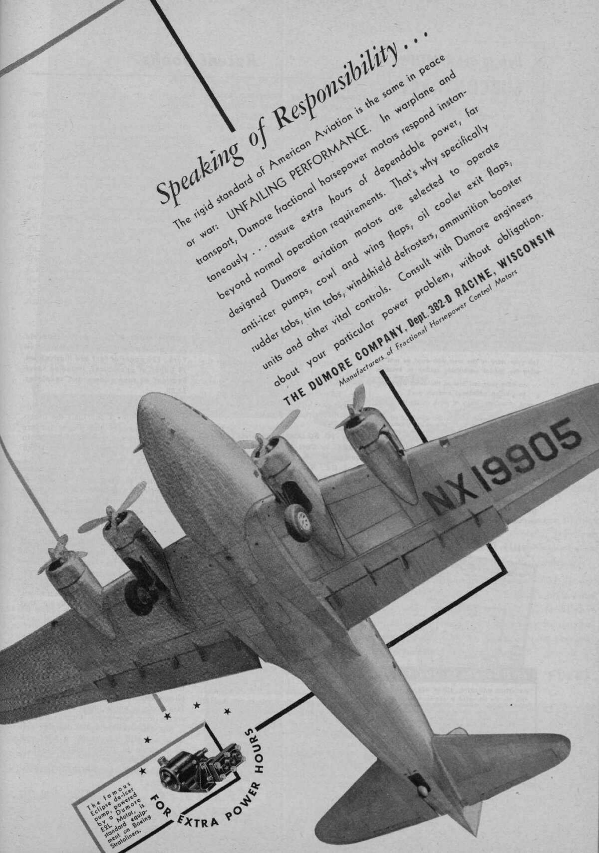 Pressurized Boeing airliner first flew 75 years ago