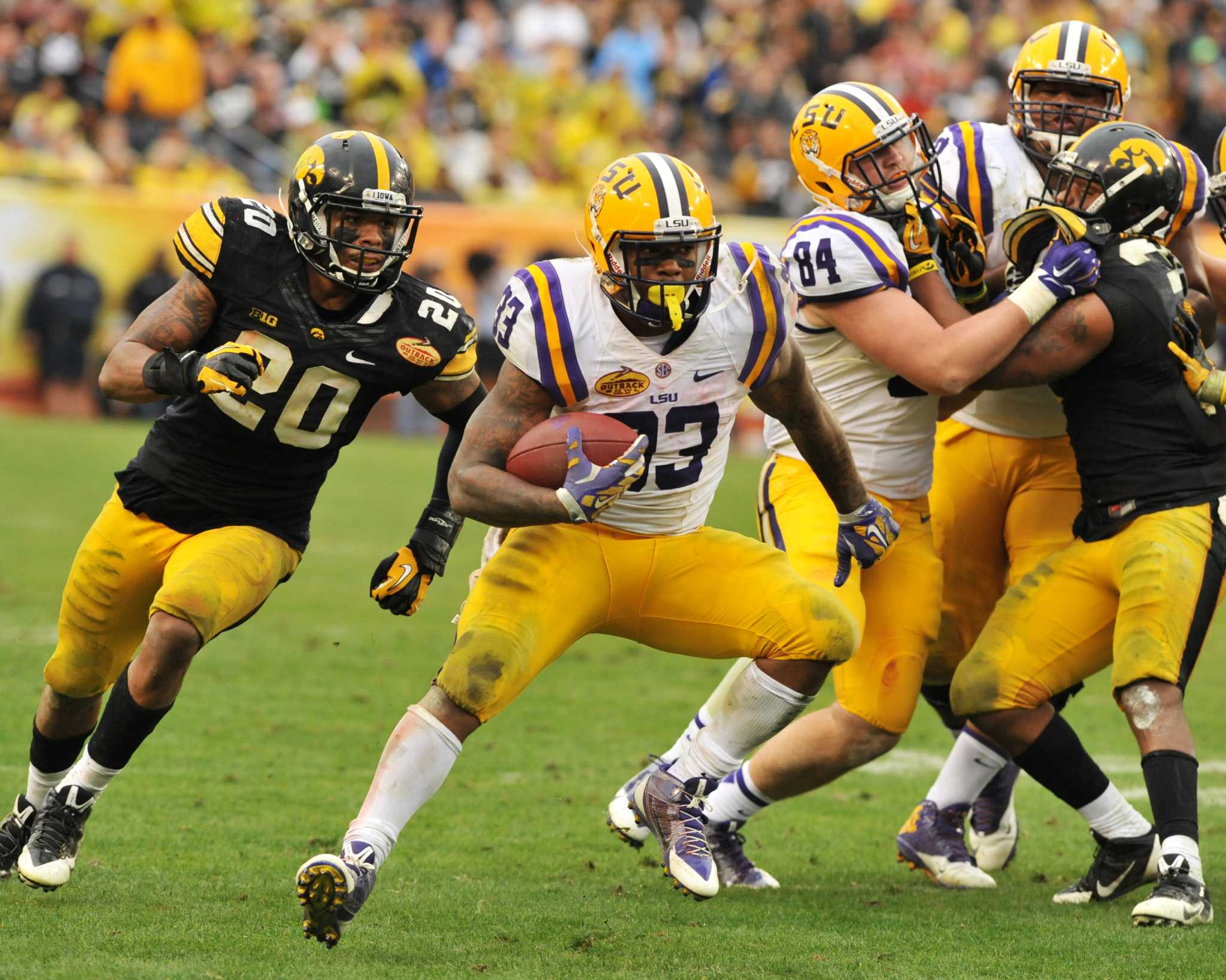 Hill, LSU too much for Iowa