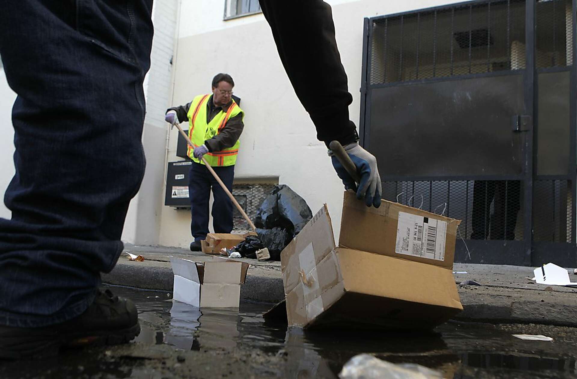 S.F. Alley Crew helps clean up after homeless