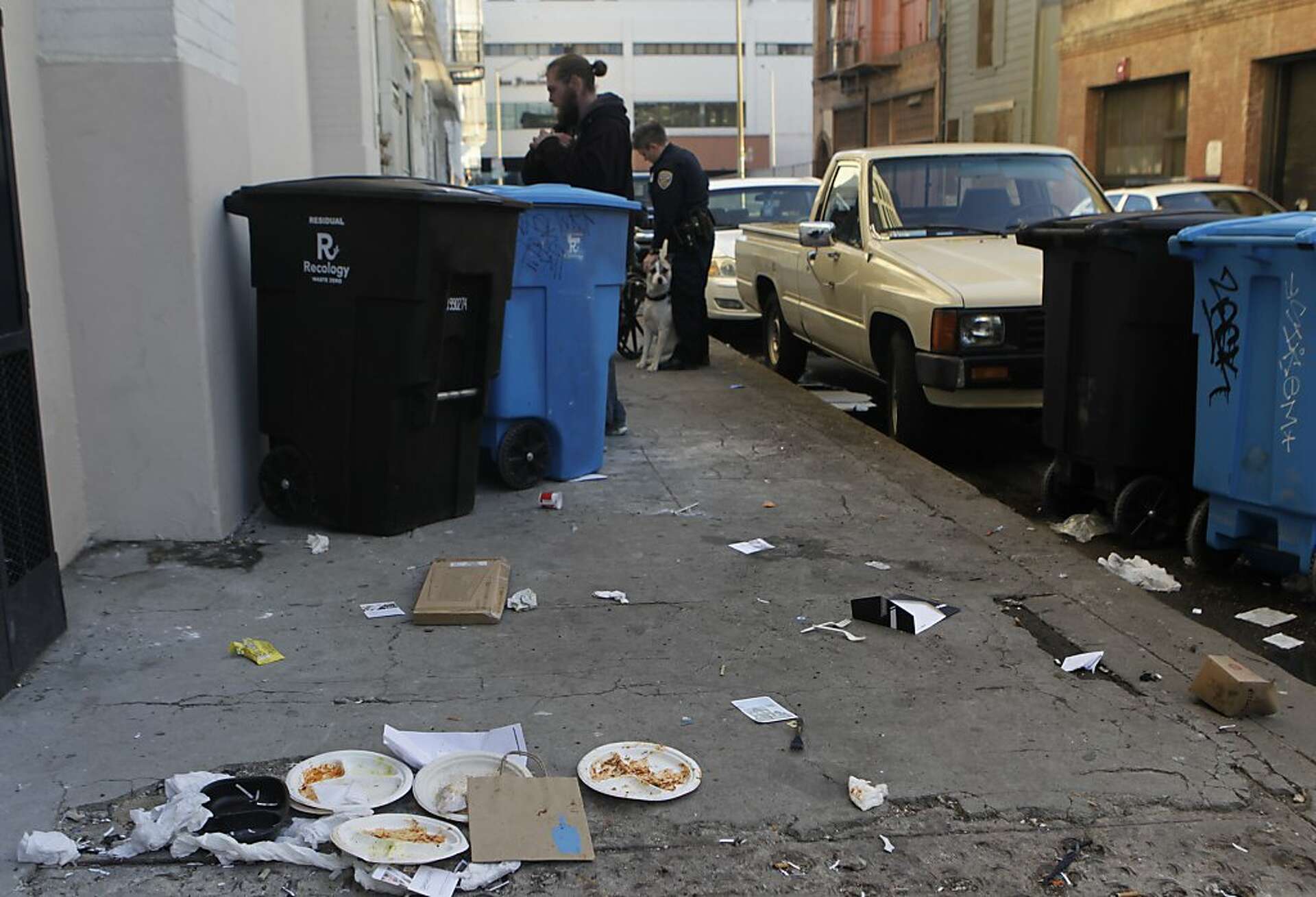 S.F. Alley Crew helps clean up after homeless