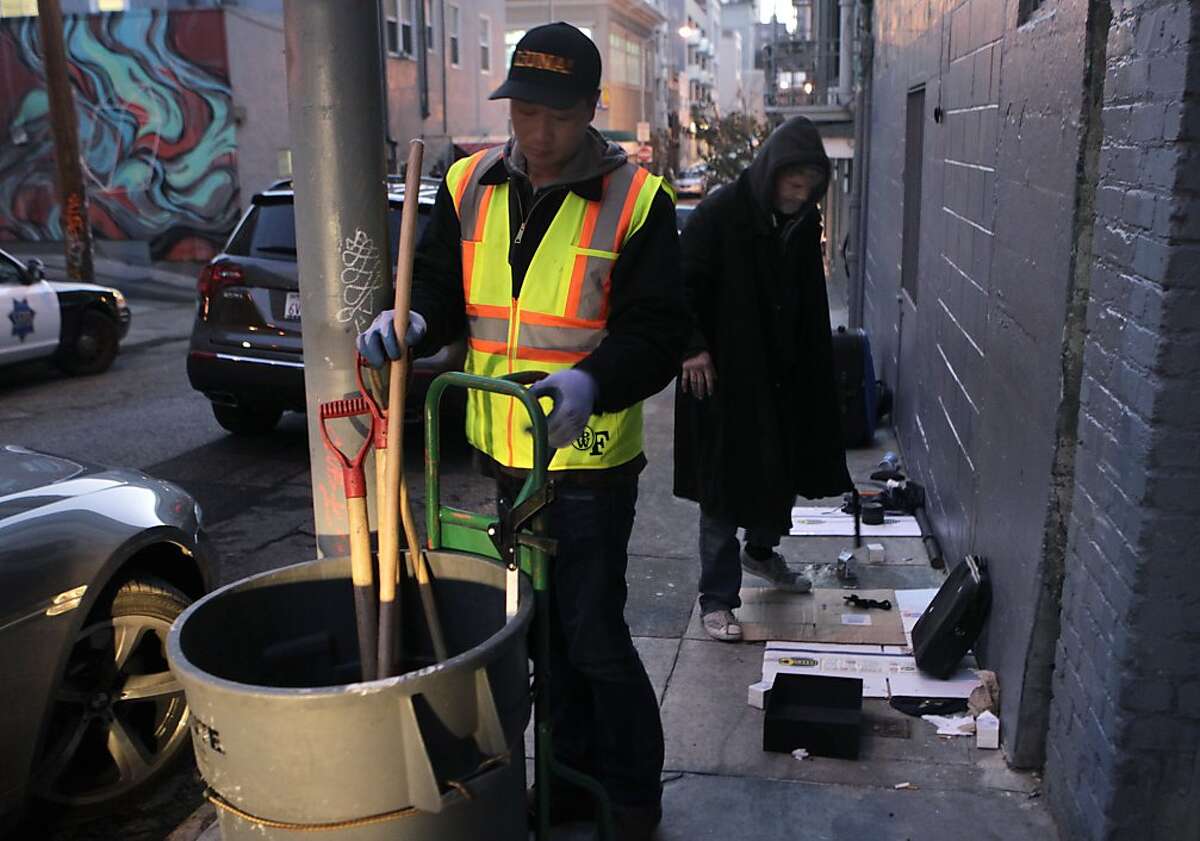 S.F. Alley Crew helps clean up after homeless