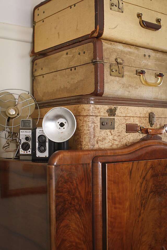 Vintage clothing storage solutions