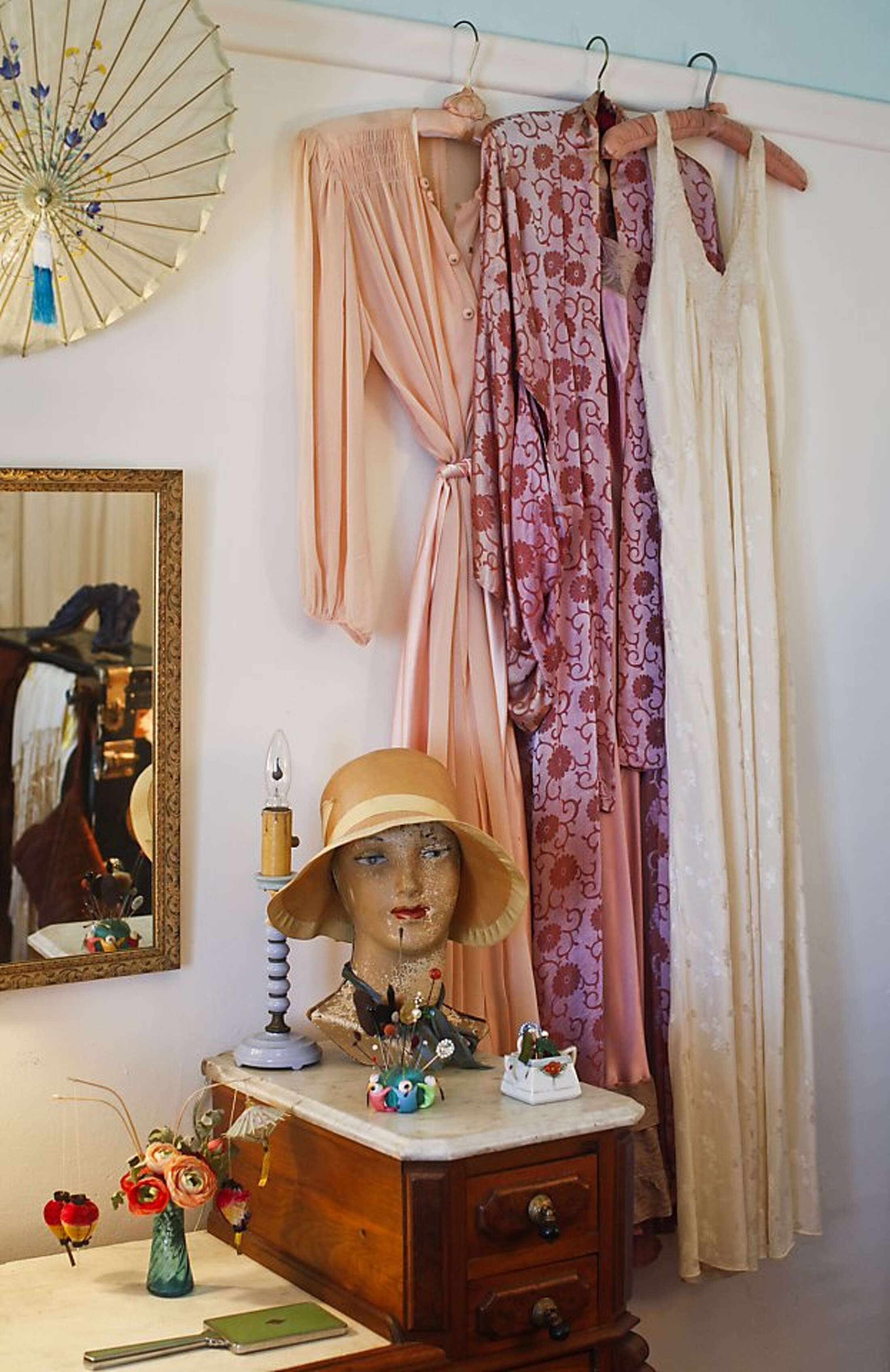 Vintage clothing storage solutions