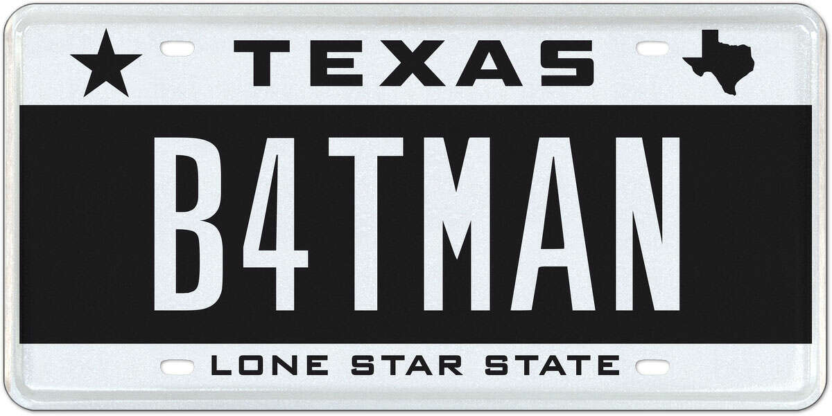 Top 10 Texas vanity plates for 2013