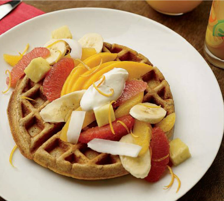 A winning breakfast recipe: Whole-grain waffles