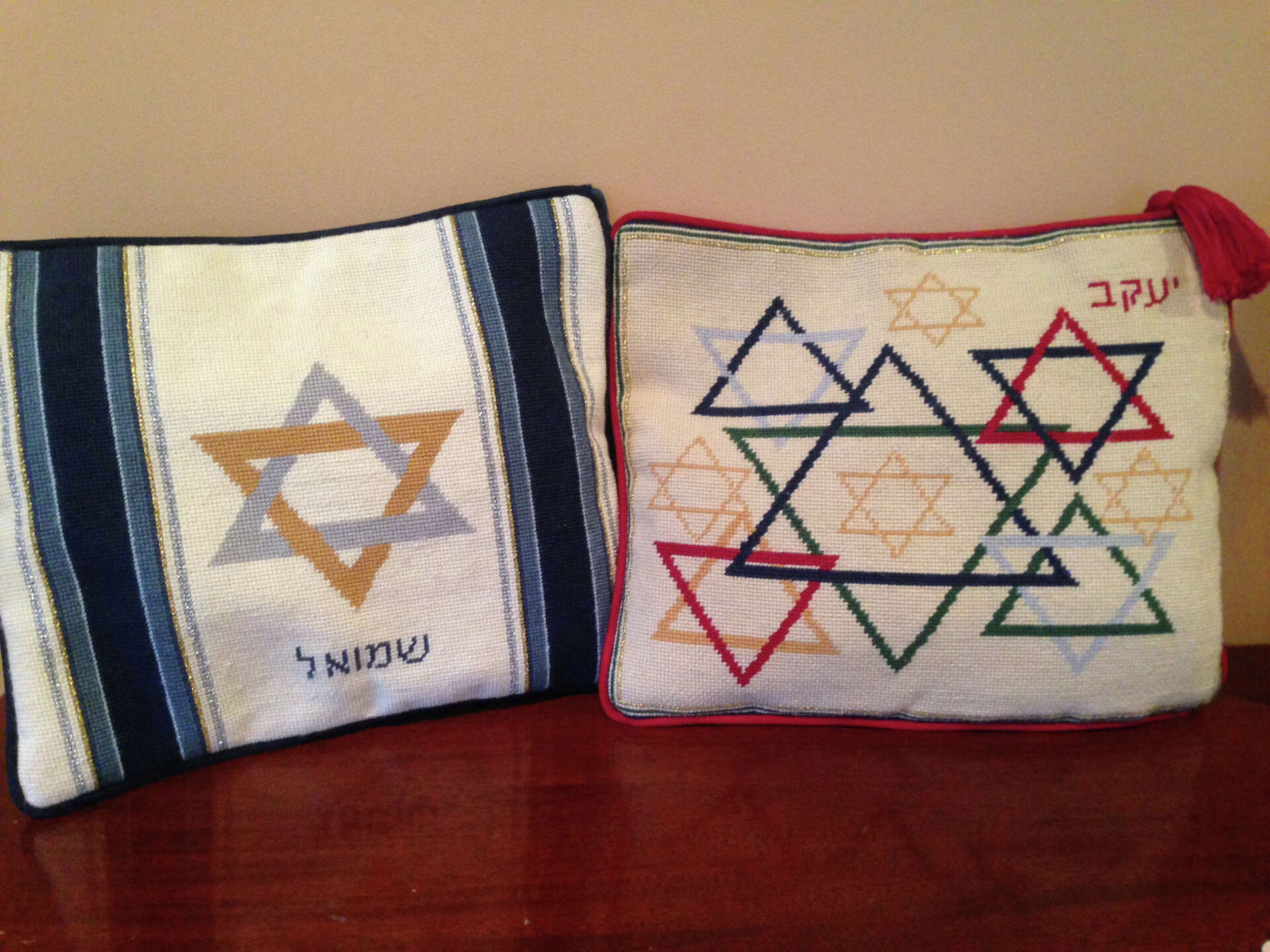 Sharing crafts, needlework inspired by Judaism