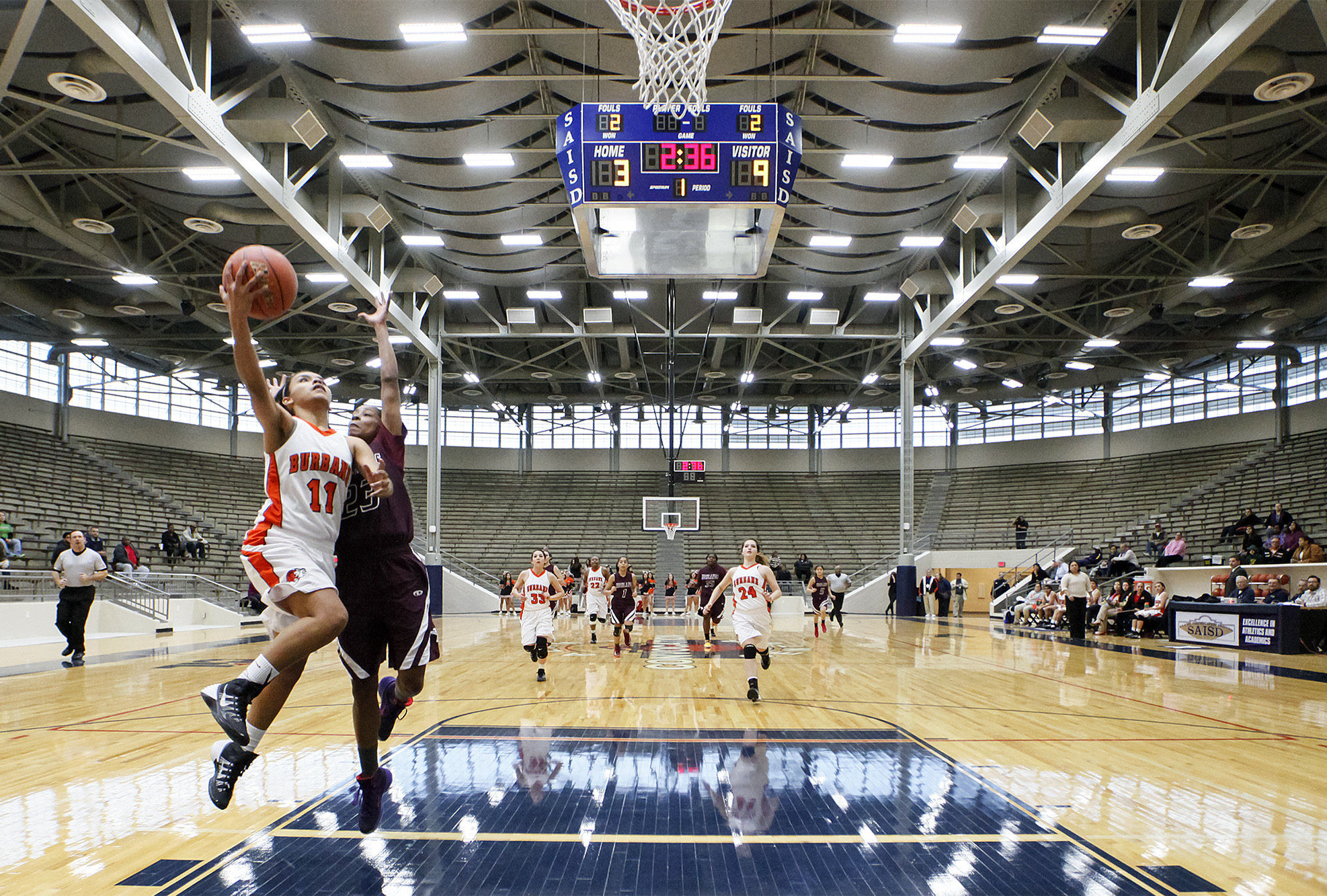 Historic arena shows off fresh look